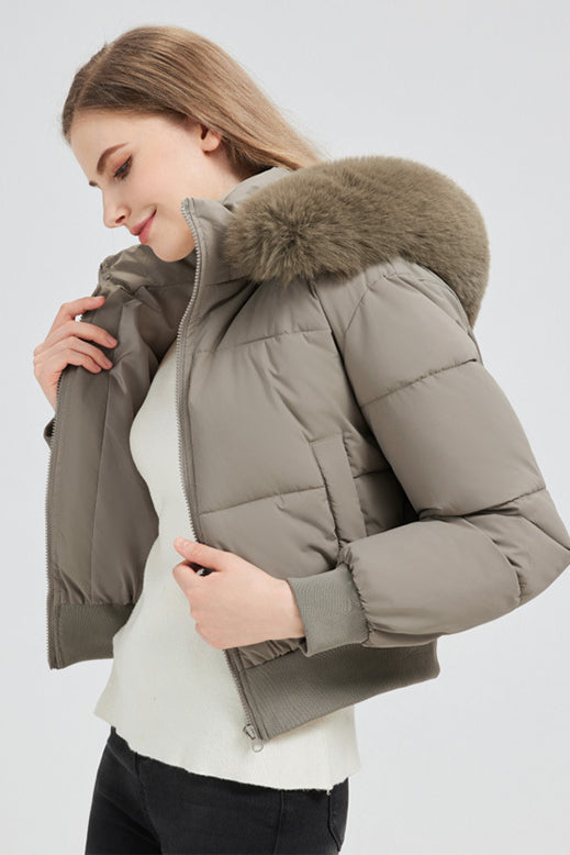 Short Waist Slim Puffer Coat – Shop PrincessAce